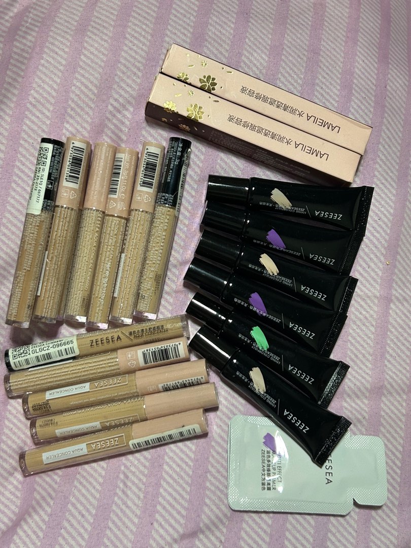 20+ 2 ZEESEA Concealer & Primer Set + 2 Lamelia concealer., Beauty ...