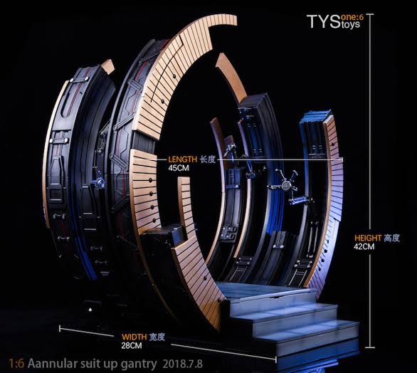 TYS Annular Ring Gantry (Resin) (LOOSE/NO BOX) for hot toys and ...