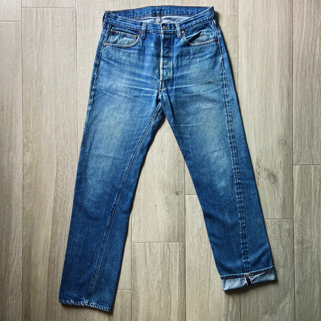 70s Levis 501 Selvedge Denim Stamp 6 Made in U.S.A. W33 L31, 男裝, 褲＆半截裙 ...