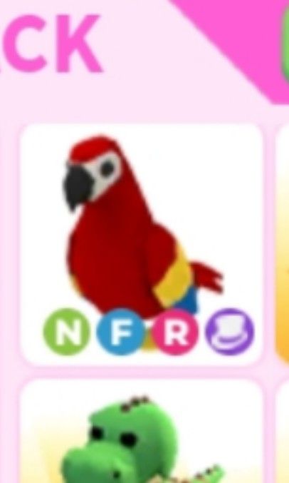 Adopt me Neon parrot, Video Gaming, Video Games, Others on Carousell