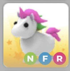 adopt me pets - nfr unicorn, 電子遊戲, 遊戲機配件, 遊戲週邊商品 - Carousell