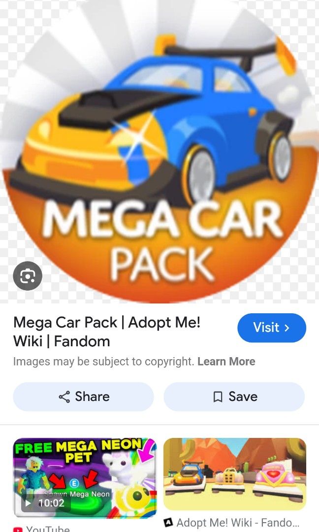 Adopt me premium cars, Video Gaming, Video Games, Others on Carousell