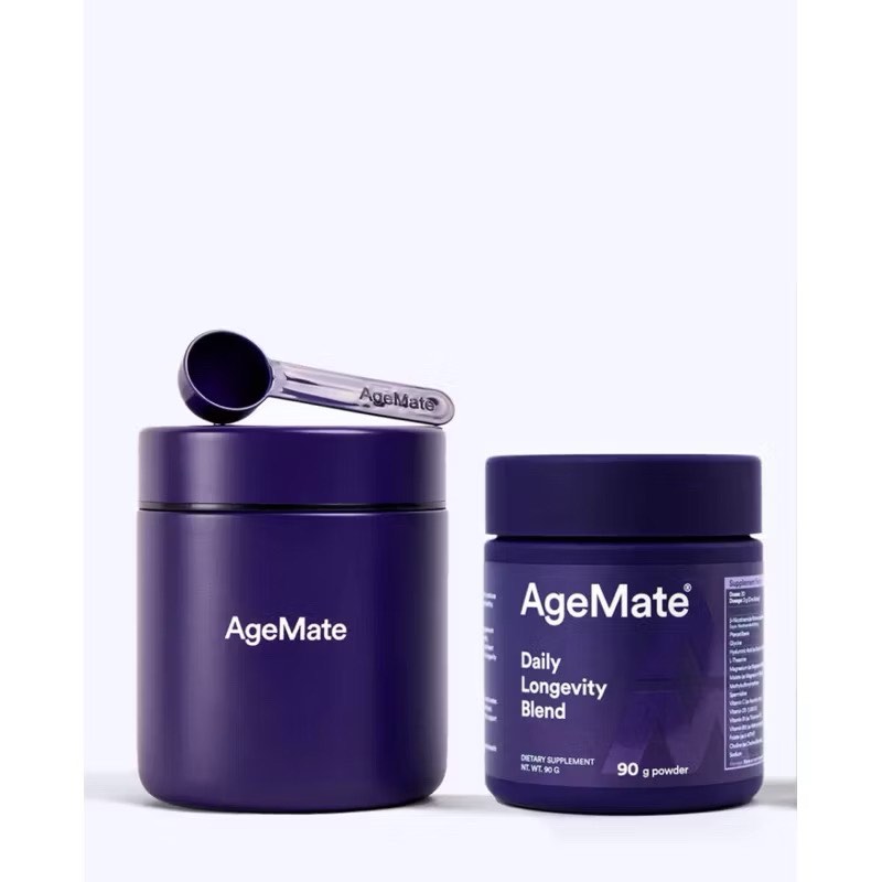 AgeMate - Daily Longevity Blend with NMN + 17 leading longevity ...