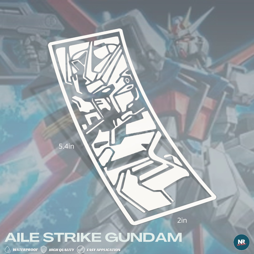 Aile Strike Gundam Gunpla Mobile Suit Vinyl Decal Gaming Anime Sticker ...