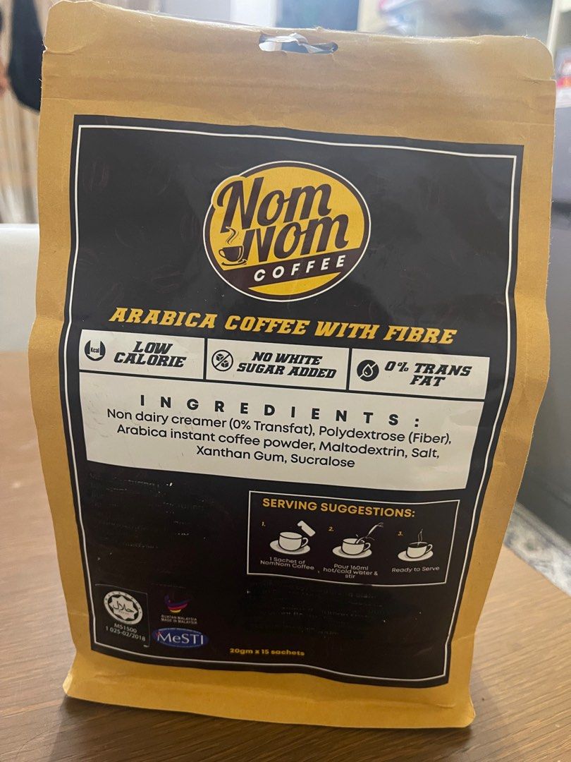 Arabica Coffee Wirh Fibre, Food & Drinks, Beverages on Carousell