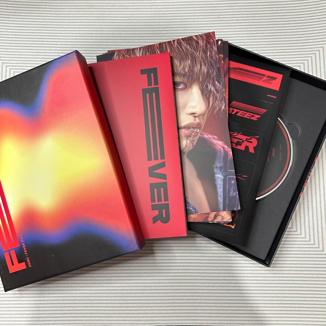 ATEEZ Fever Part 2 Unsealed Album - A Version, Hobbies & Toys ...