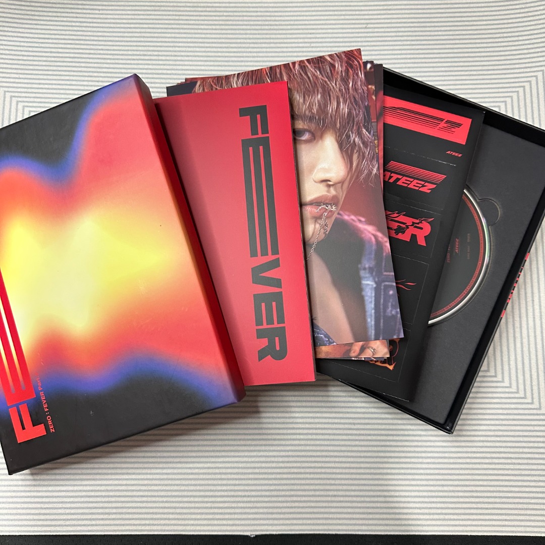 ATEEZ Fever Part 2 Unsealed Album - A Version, Hobbies & Toys ...