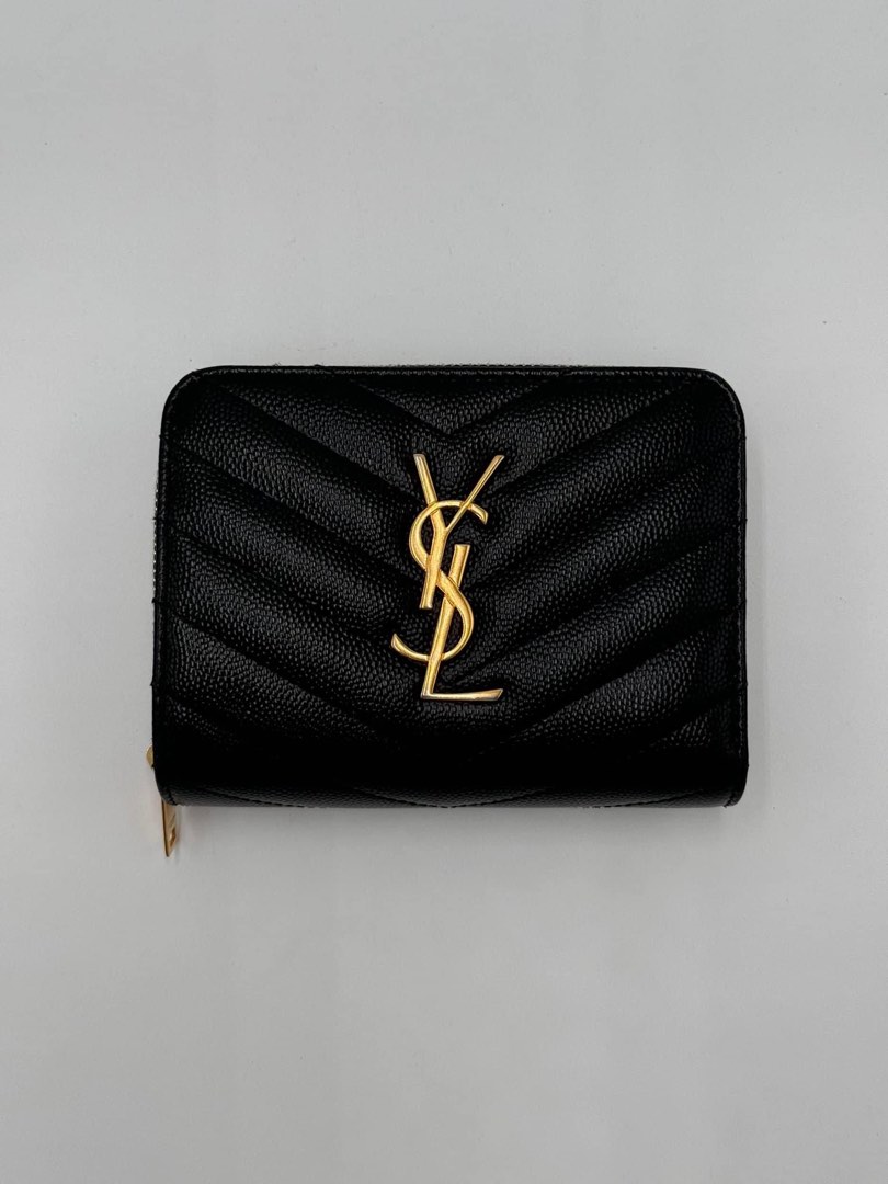 Authentic YSL Compact Wallet, Luxury, Bags & Wallets on Carousell