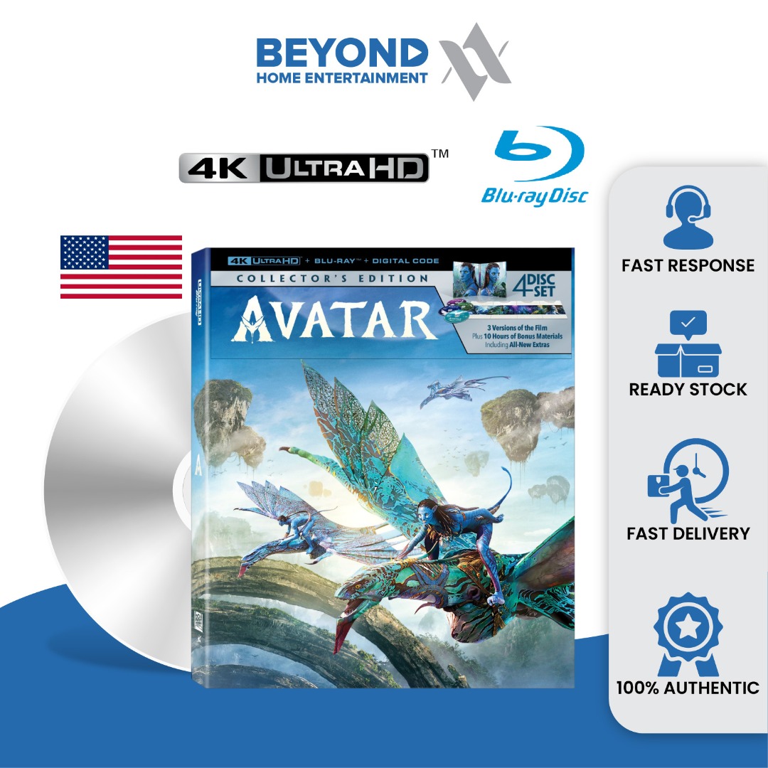 Avatar (2007) Collector's Edition [4K Ultra HD + Bluray], Hobbies ...