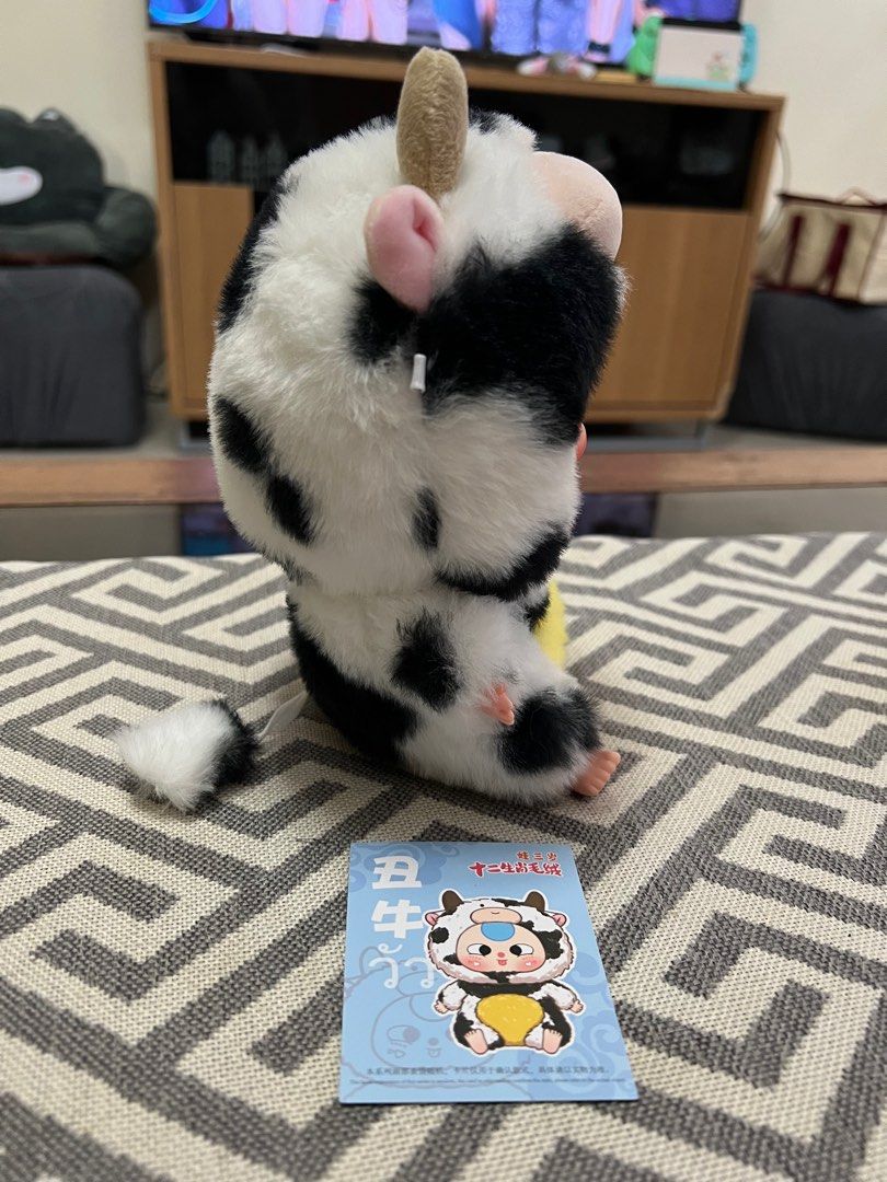 BABY THREE Zodiac Series Plush Doll - Ox / Cow, Hobbies & Toys, Toys ...