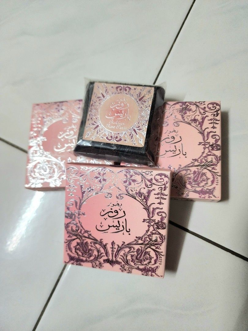 Bukhoor Rose Paris Haruman Bakhoor Bau Arab (FREE 1PCS ONLY), Beauty ...
