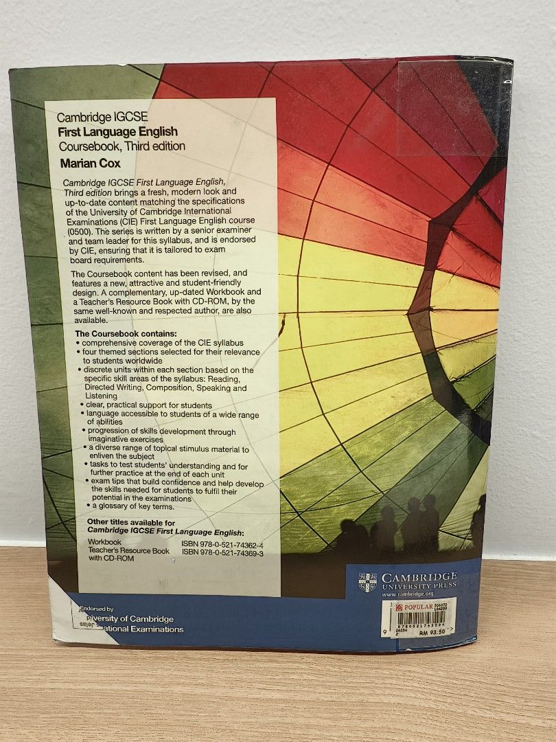Cambridge IGCSE First Language English Coursebook (3rd Edition ...
