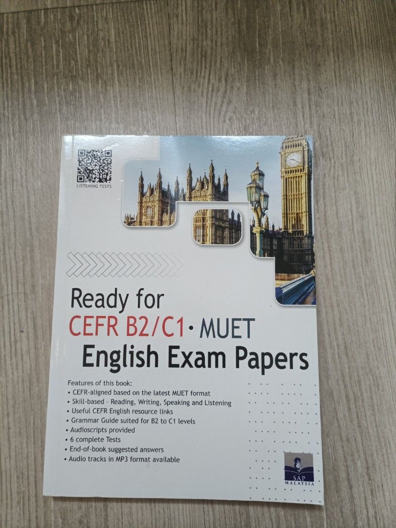 CEPR B2/C1. MUET ENGLISH EXAM PAPER, Hobbies & Toys, Books & Magazines ...