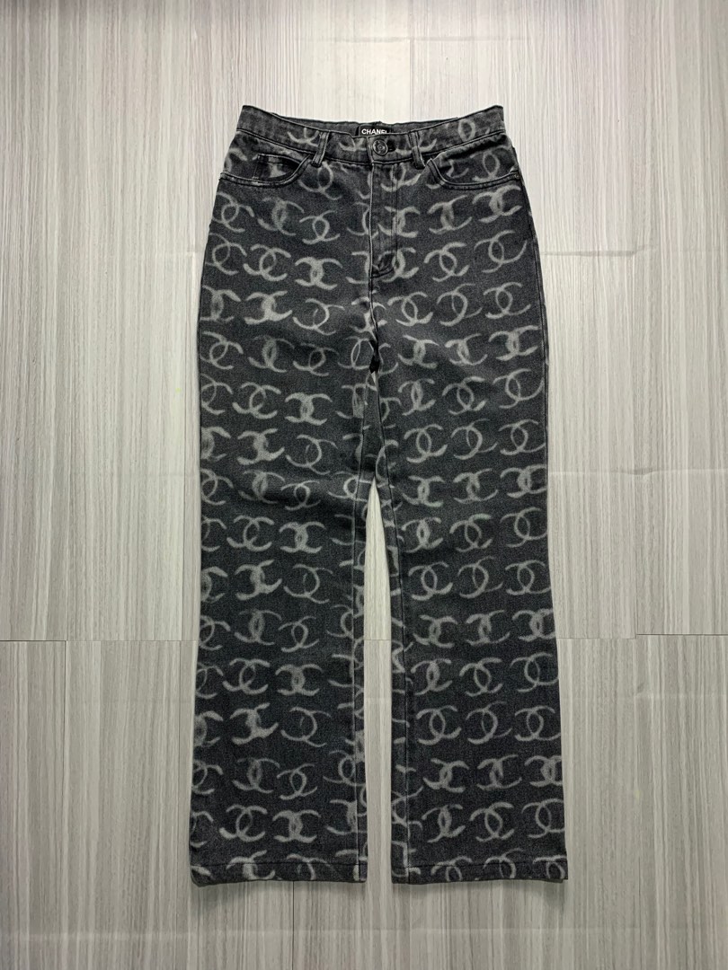 Chanel Straight Jeans Pants, Luxury, Apparel on Carousell