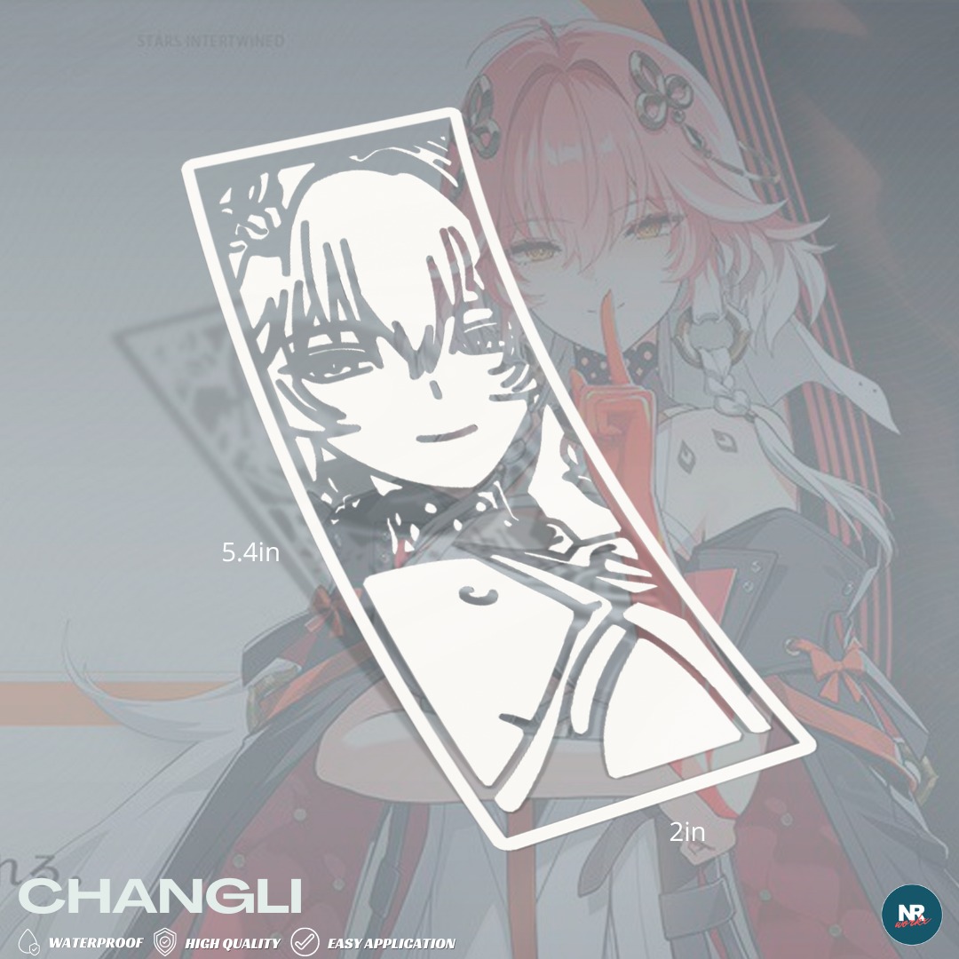 Changli Wuthering Waves Vinyl Decal Gaming Anime Sticker, Hobbies ...