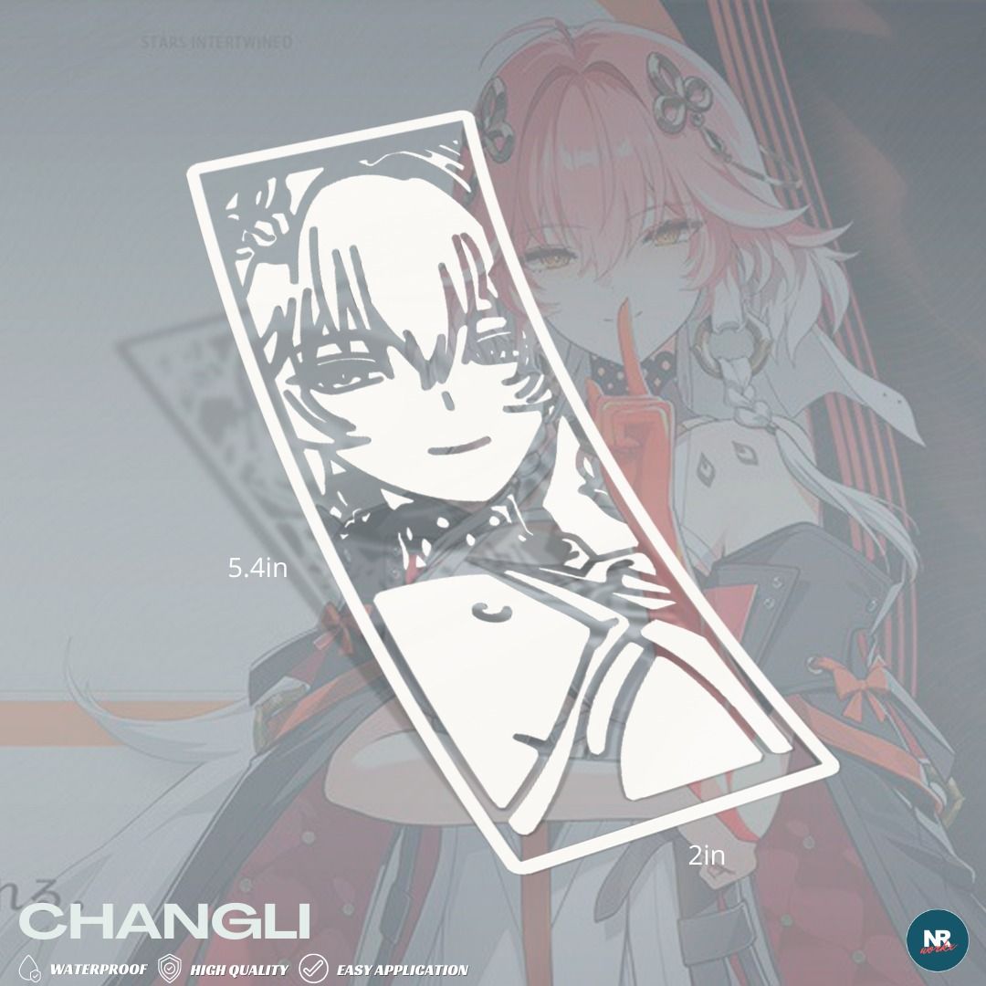 Changli Wuthering Waves Vinyl Decal Gaming Anime Sticker, Hobbies ...