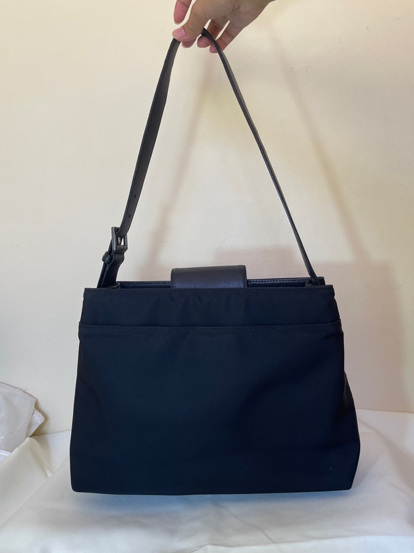 Coach Mercer 7412 Black Nylon and Leather Shoulder Bag, Luxury, Bags ...