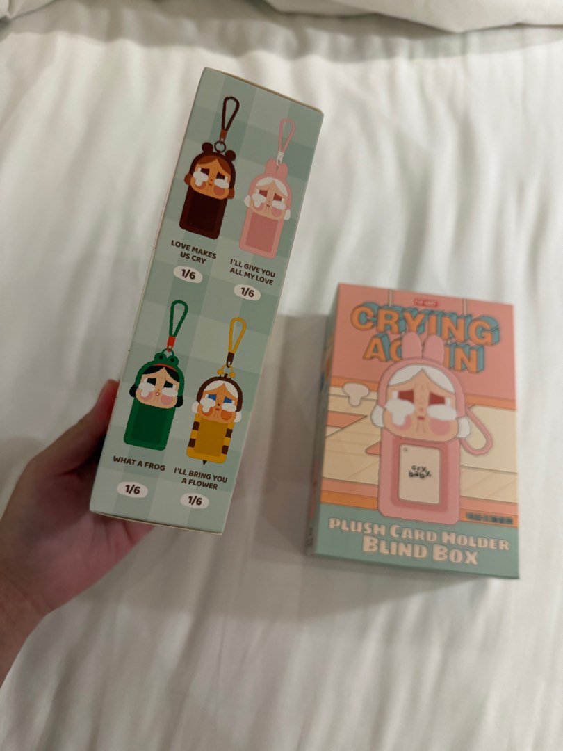 POPMART Crying Again Plush Card Holder, Hobbies & Toys, Toys & Games on ...