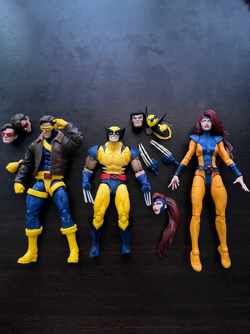 Cyclops , Wolverine & Jean Grey (Marvel Legends), Hobbies & Toys, Toys ...