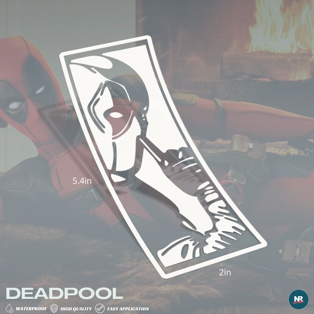 Deadpool Marvel Vinyl Decal Gaming Anime Sticker, Hobbies & Toys ...