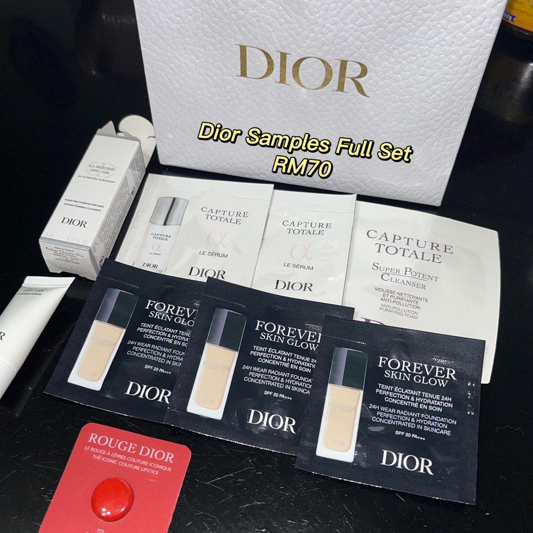 Dior Samples Full Set, Beauty & Personal Care, Face, Face Care on Carousell