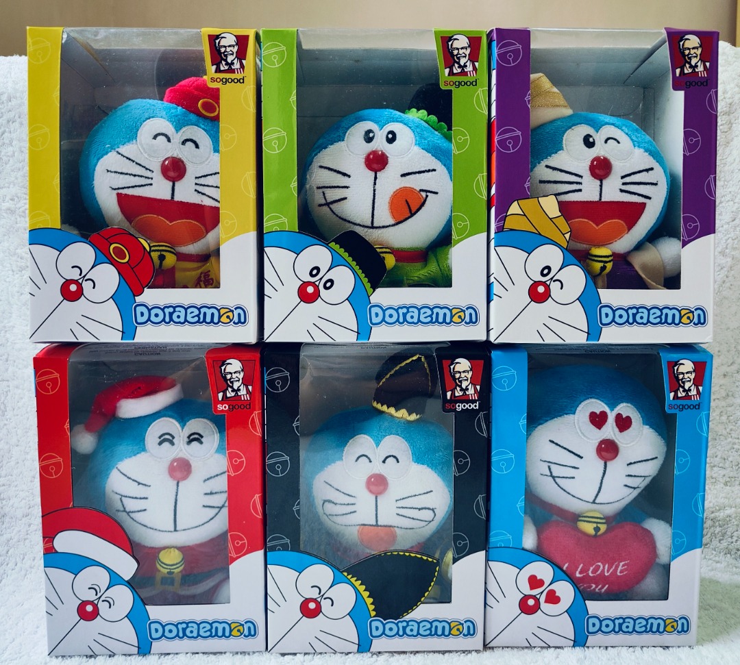 Doraemon KFC Malaysia Special Edition Plush Toy Collection (Six ...