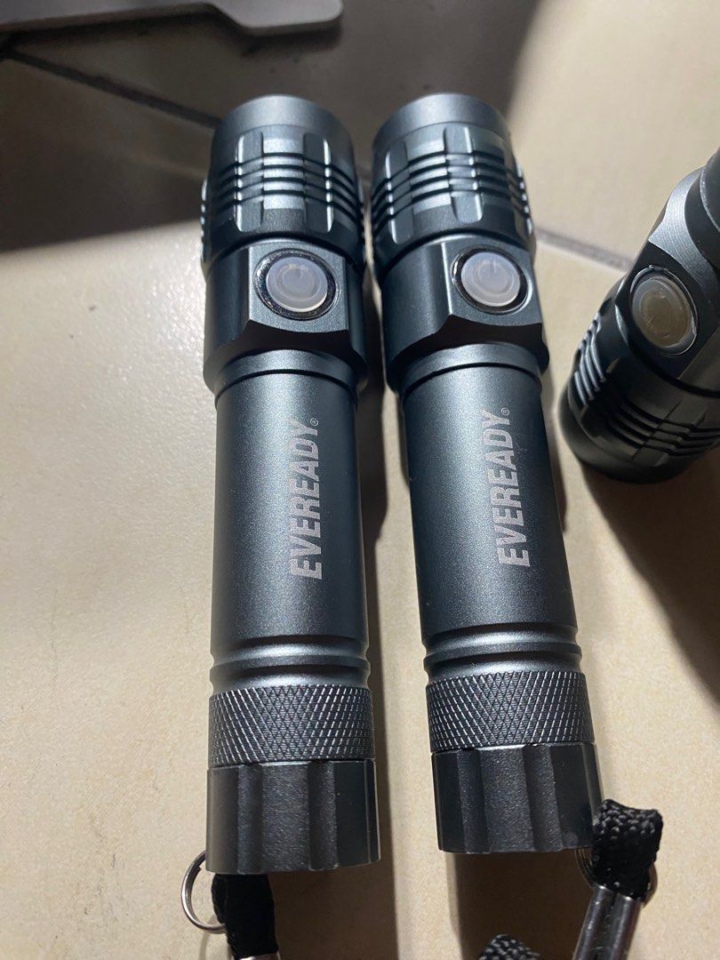Eveready Rechargeable Torchlight 320 Lumens, Sports Equipment, Hiking ...