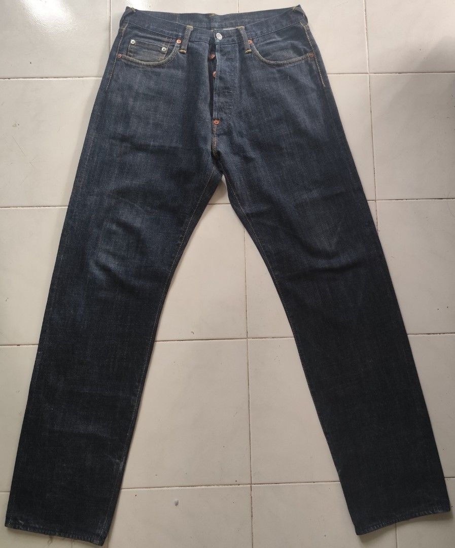 Evisu Jeans x Phillip Goss Selvedge Samurai jeans Momotaro Iron Heart Pure blue japan Mister ...