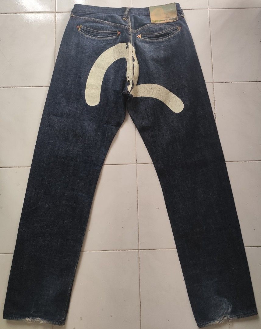 Evisu Jeans x Phillip Goss Selvedge Samurai jeans Momotaro Iron Heart Pure blue japan Mister ...