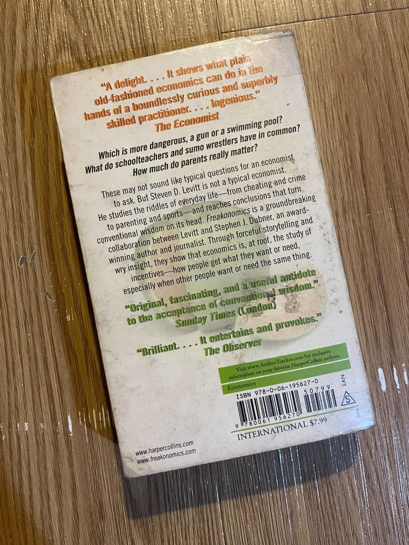 Freakonomics: A Rouge Economist Explores the Hidden Side of Everything ...