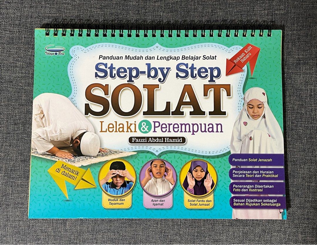 FREE Step-by-Step Solat Guide book, Hobbies & Toys, Books & Magazines ...