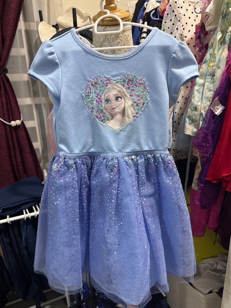 H&M frozen dress elsa, Babies & Kids, Babies & Kids Fashion on Carousell