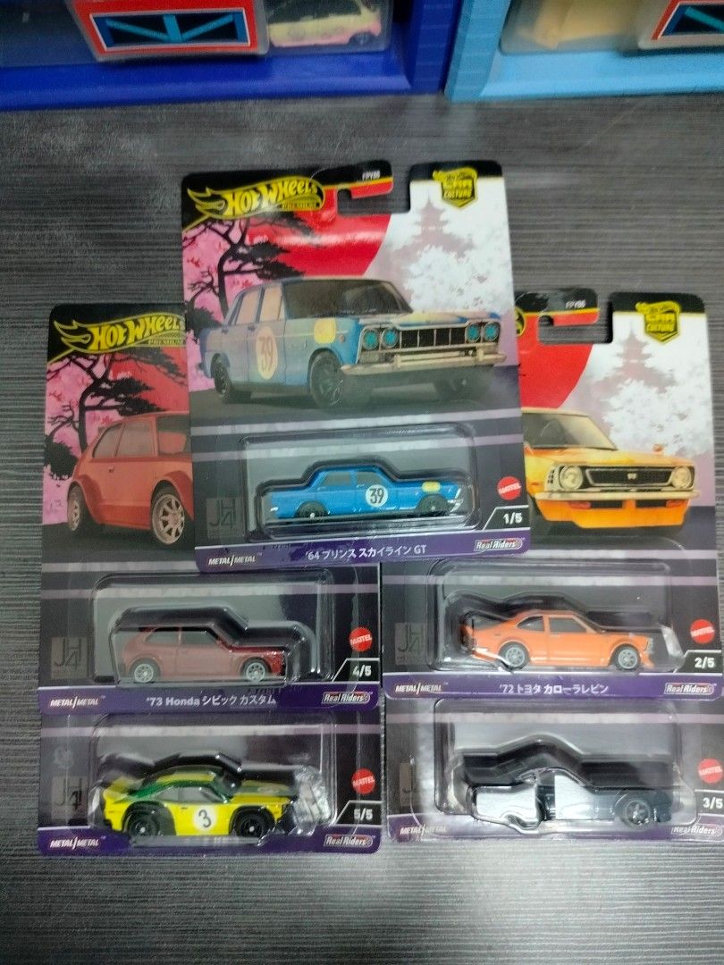 HOTWHEELS JAPAN HISTORIC 4 SET, Hobbies & Toys, Music & Media, Musical ...