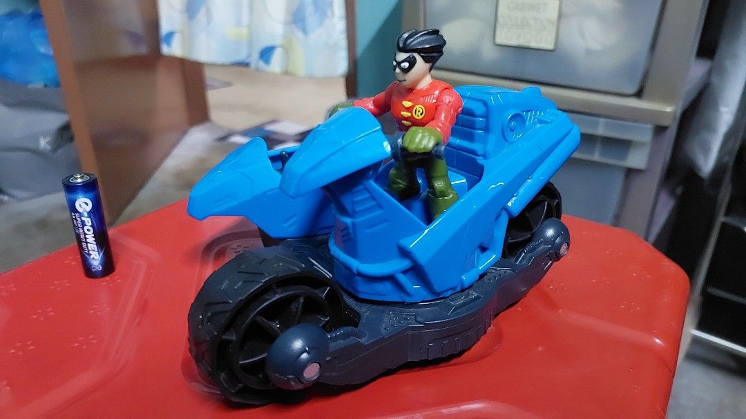 Imaginext dc robin Nightwing Transforming Cycle, Hobbies & Toys, Toys ...