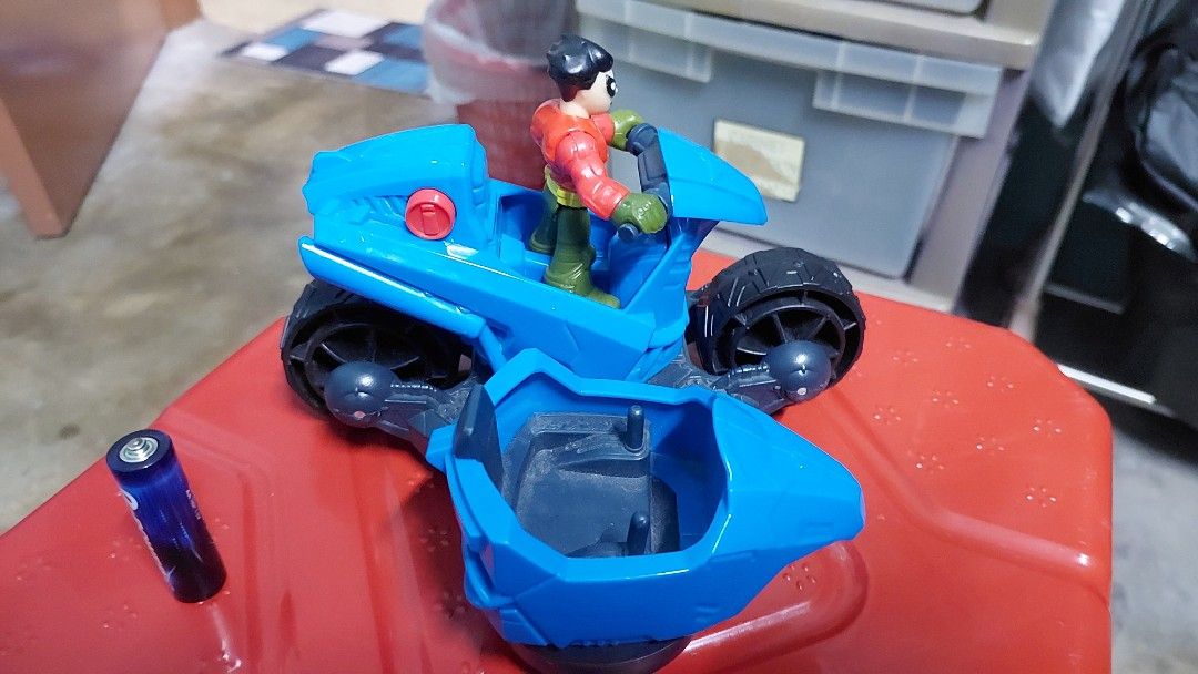 Imaginext dc robin Nightwing Transforming Cycle, Hobbies & Toys, Toys ...
