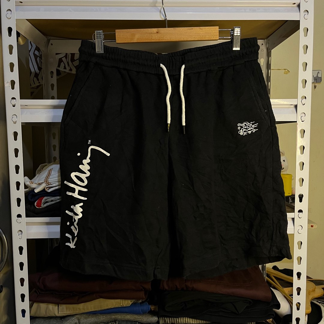 Keith Haring X GXG Sweatshort, Men's Fashion, Bottoms, Shorts on Carousell