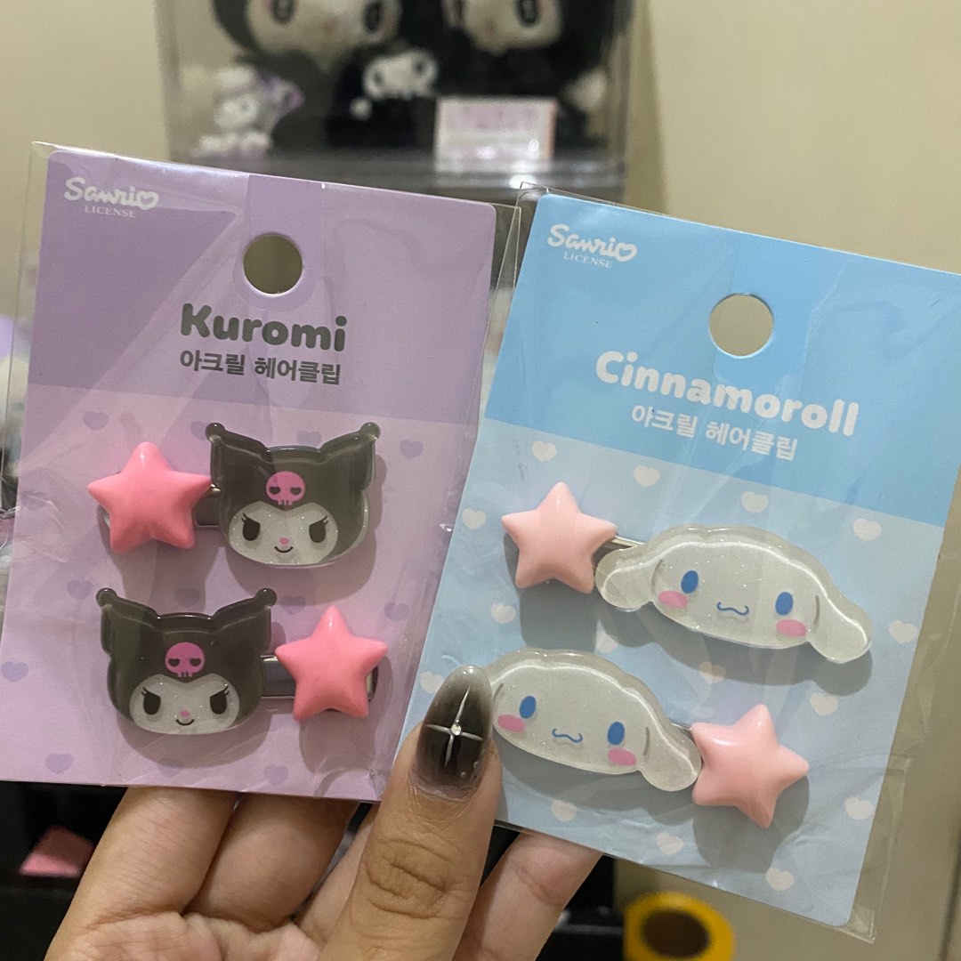 kuromi cinna hair clip, Hobbies & Toys, Toys & Games on Carousell
