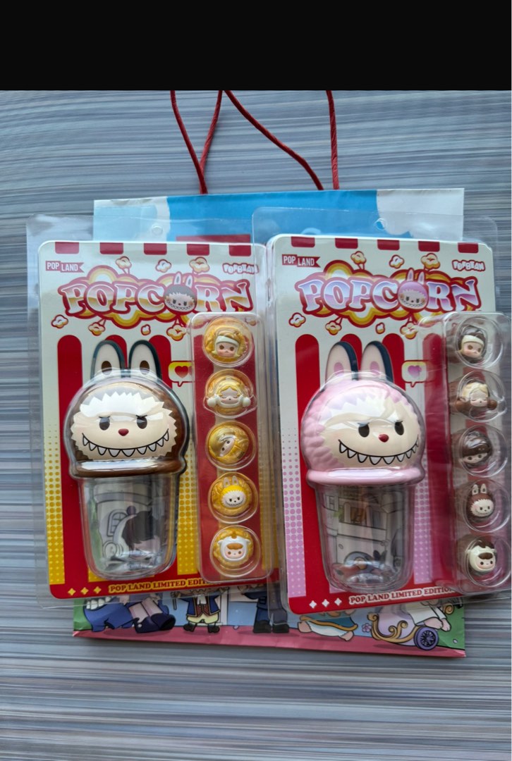 Labubu popcorn holder, Hobbies & Toys, Toys & Games on Carousell