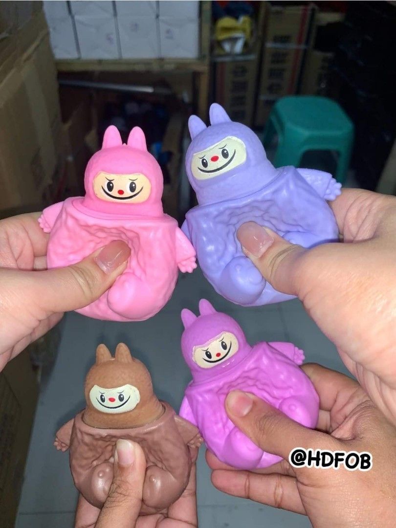 Labubu squishy toy, Hobbies & Toys, Toys & Games on Carousell