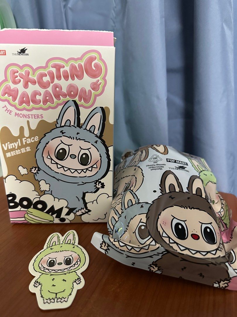 Labubu V1 Green Grape, Hobbies & Toys, Toys & Games on Carousell