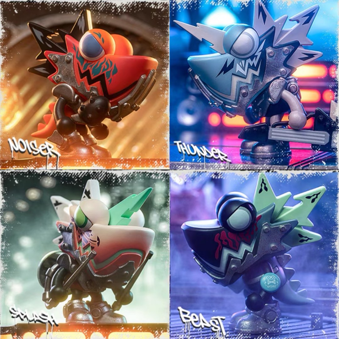 LAM TOYS WAZZUP BABY CHAMELEON VOL. 08 GENERATION ROCK/ FULL SET ...