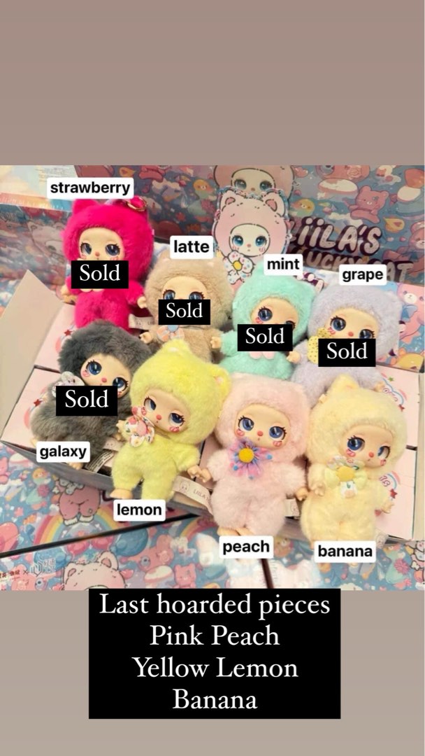 Liila V1 Doll Keychain Yellow Lemon Color, Hobbies & Toys, Toys & Games ...