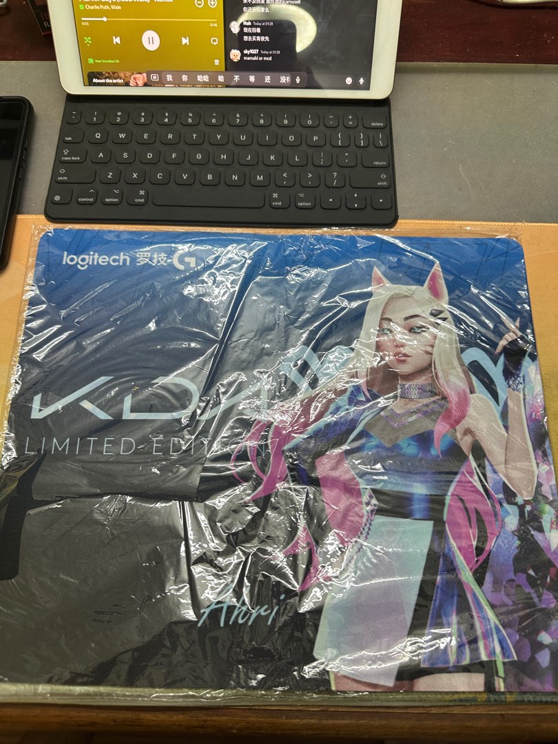 Logitech KDA Limited Edition Mousepad, Computers & Tech, Parts ...