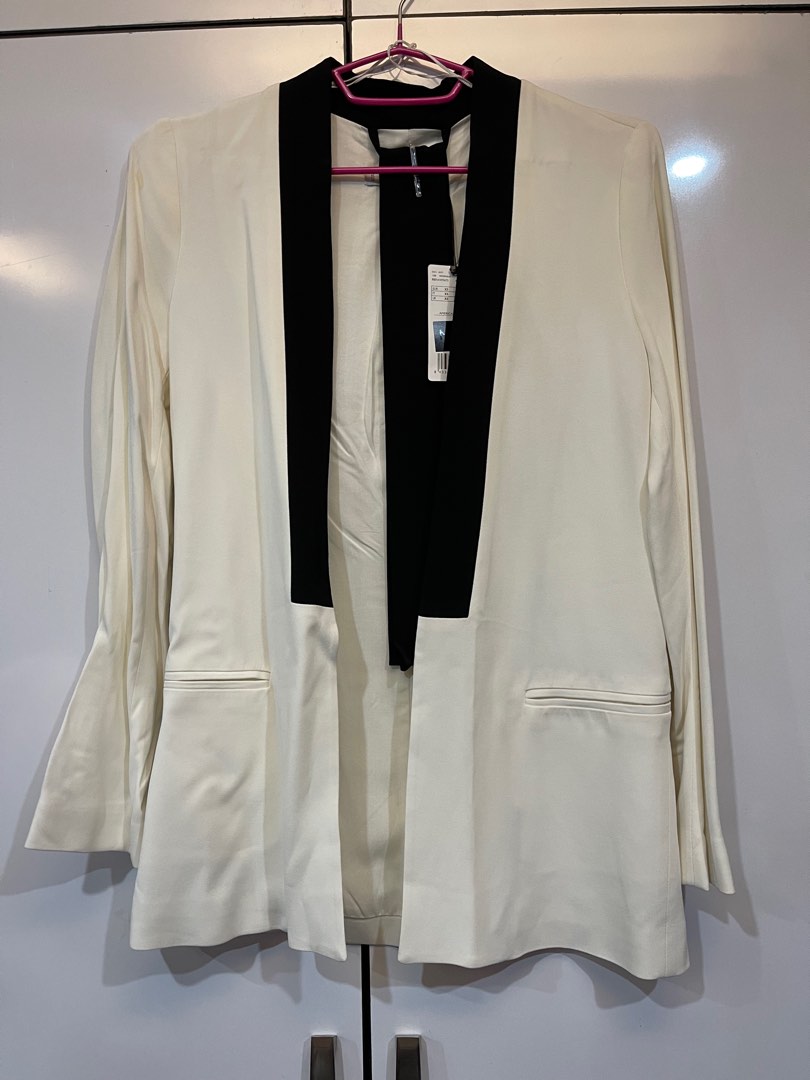 Mango White Coat, Women's Fashion, Coats, Jackets and Outerwear on ...
