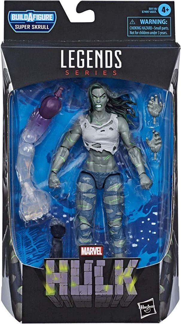 Marvel Legends Grey She-Hulk Super Skrull Wave (No BAF Part), Hobbies ...