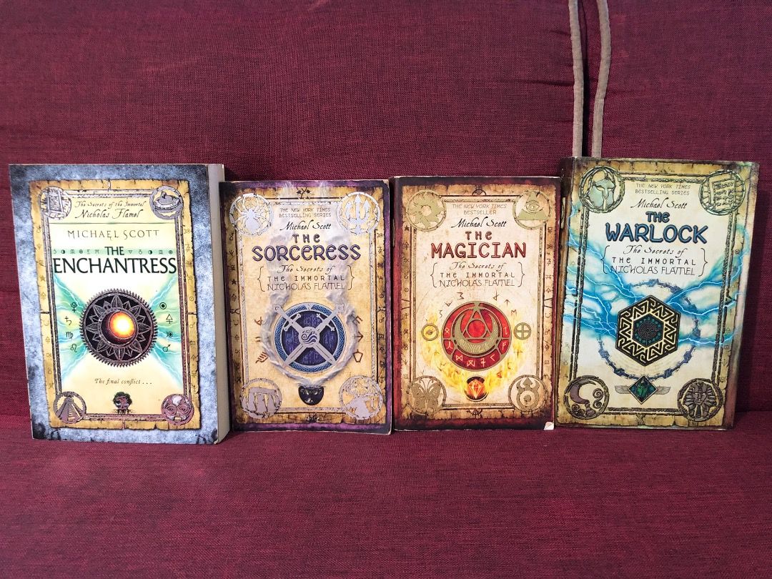 Michael Scott Book Set - The Secrets of the Immortal Nicholas Flamel on ...