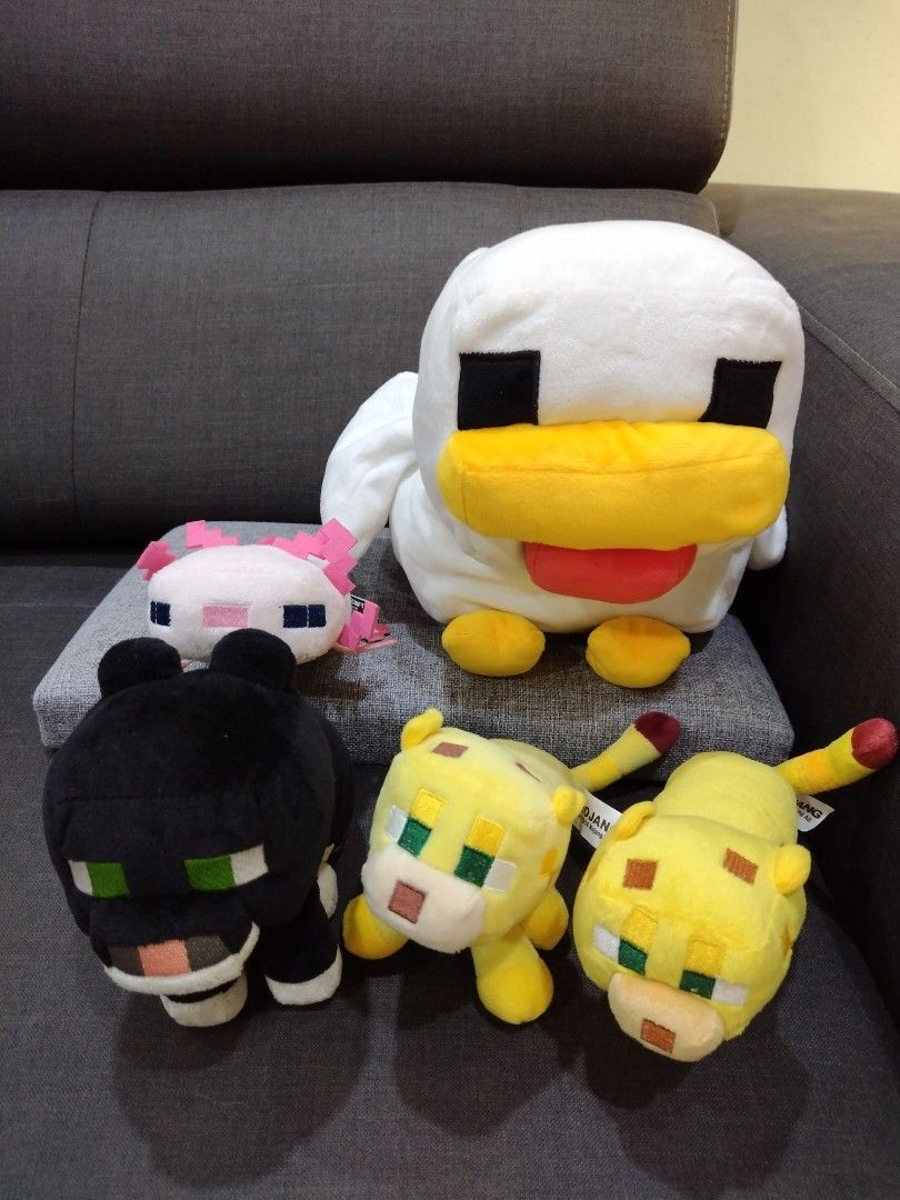 Minecraft plushies combo, Hobbies & Toys, Toys & Games on Carousell