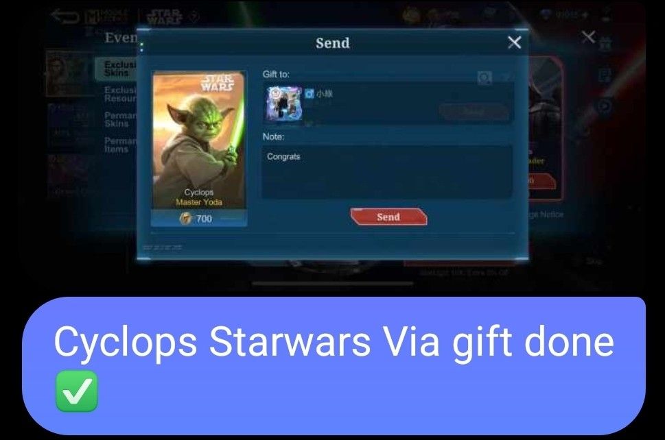 MLBB Mobile Legends 11.11 Skin via Gifting(9 Days Friendship), Video ...