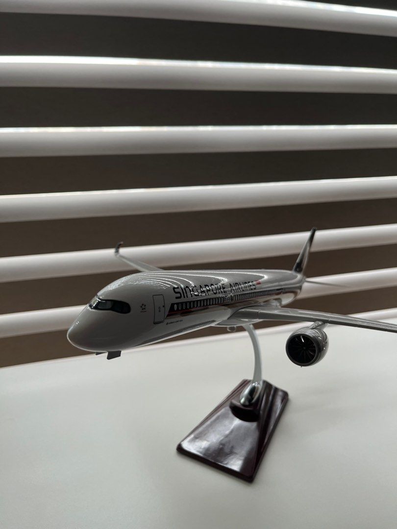 Model Aircraft with light: SQ a350, Hobbies & Toys, Toys & Games on ...