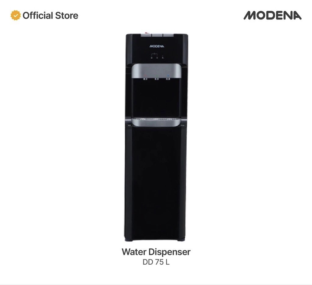 MODENA Water Dispenser DD 75 L (Galon Bawah) Free Ace Stora Rak Besi ...